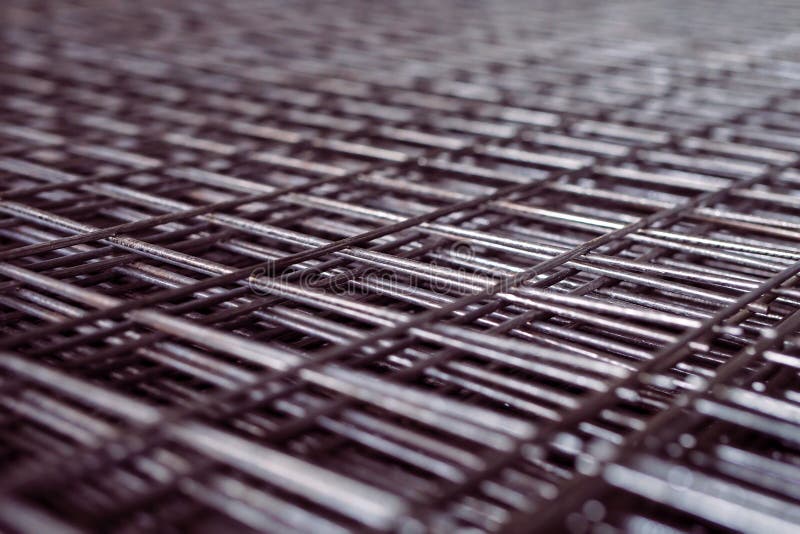 Metal Grid. Heavy Industry Production Stock Image - Image of grid ...