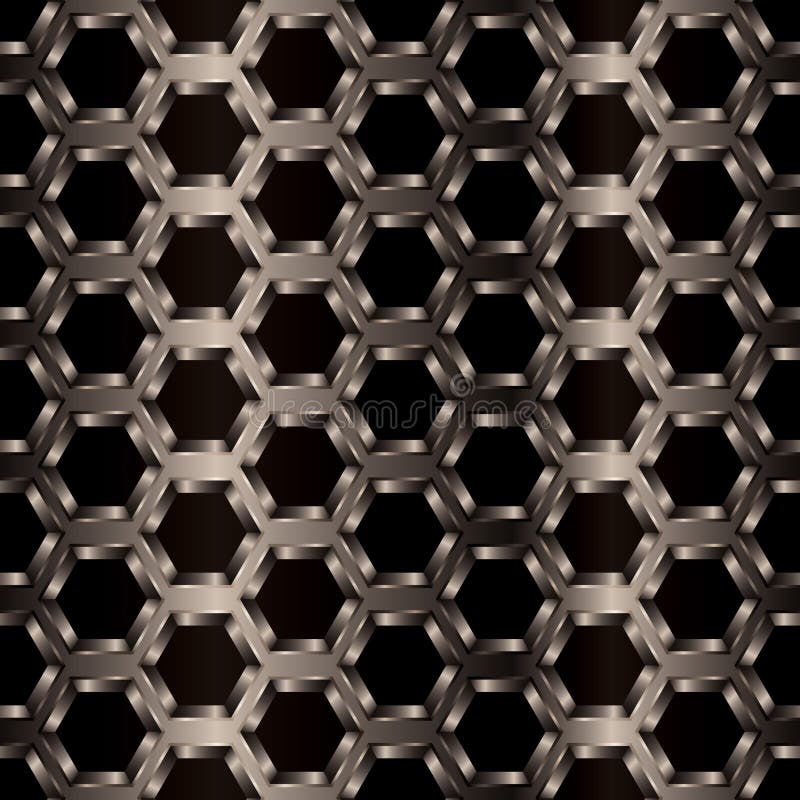 Metal Grid Pattern Background Design. Vector Illustration Decorative ...