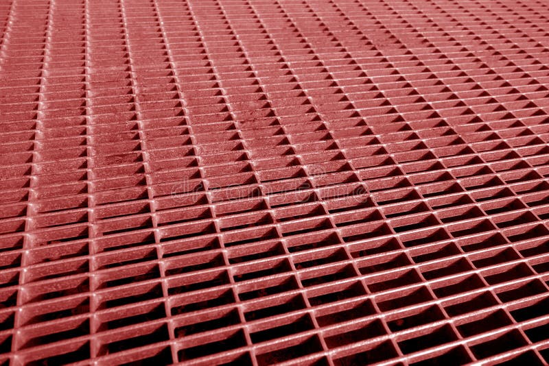 Metal Grid Pattern with Blur Effect in Red Tone Stock Photo - Image of ...