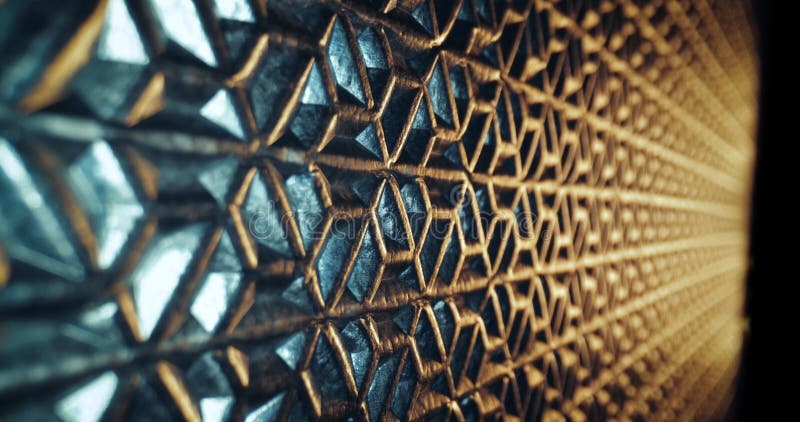 Metal Grid Pattern Structure Light Reflections Stock Video - Video of construction, motion ...