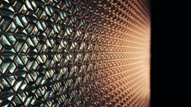 Metal Grid Pattern Structure Light Reflections Stock Video - Video of ...