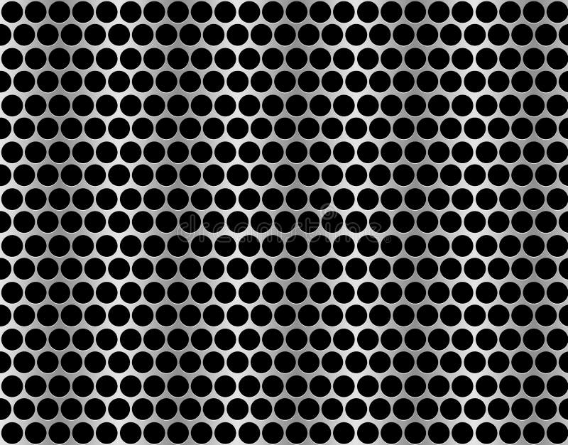 Metal Grid Seamless Pattern. Stock Illustration - Illustration of ...