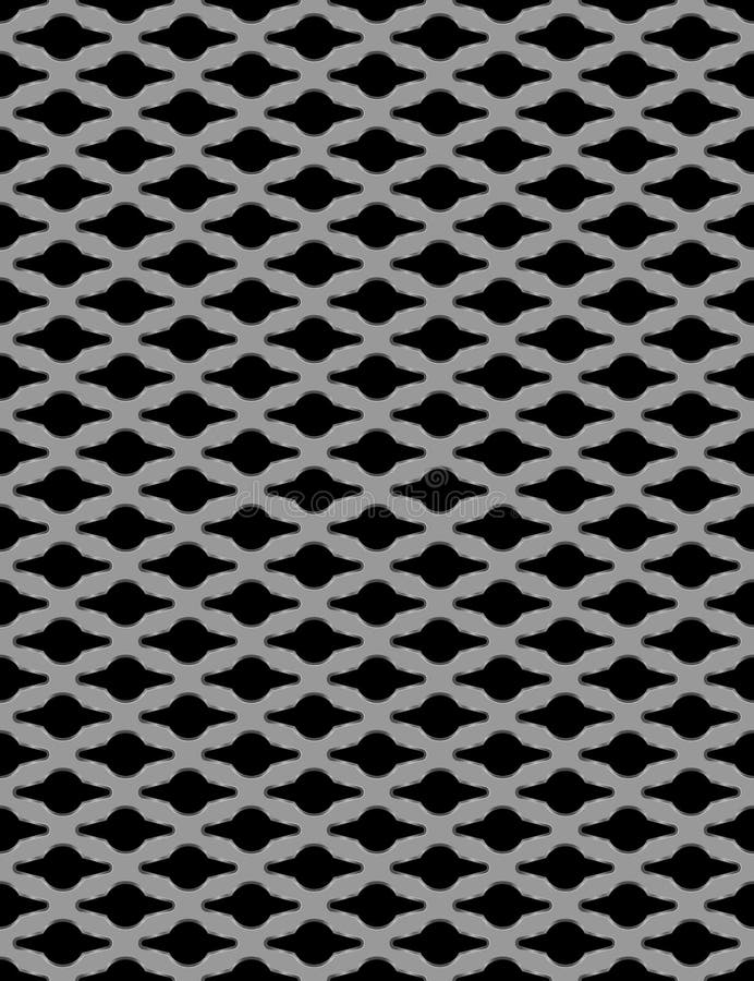 Metal Grid Seamless Pattern Stock Vector - Illustration of textured ...