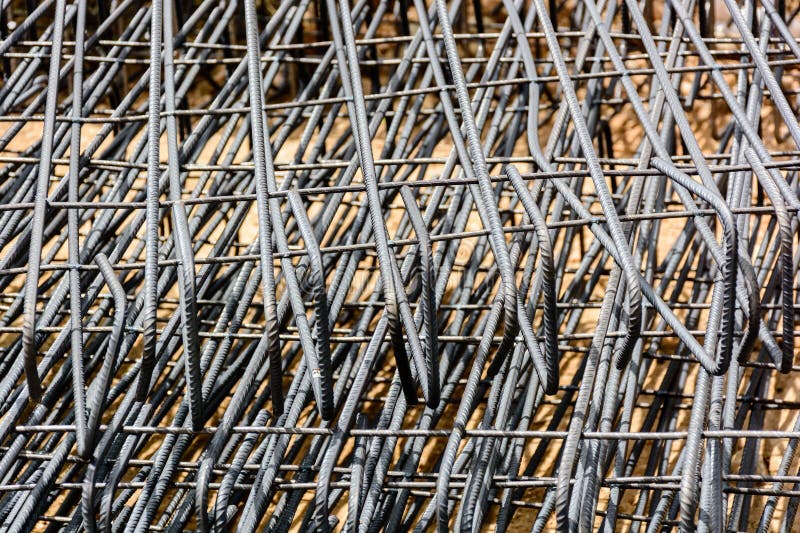 Metal Grids Used in a Construction Stock Image - Image of wire ...