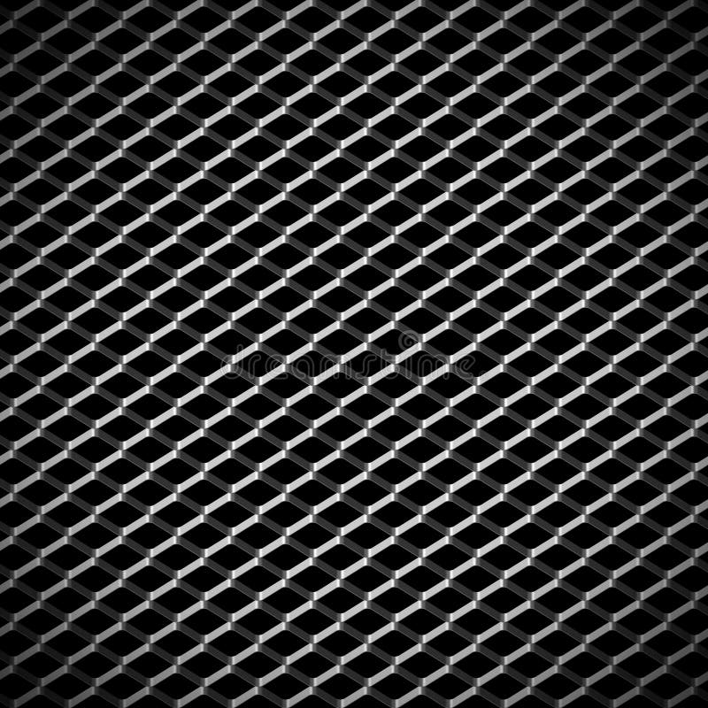 Metal Grill Background Pattern Seamless Stock Vector - Illustration of ...