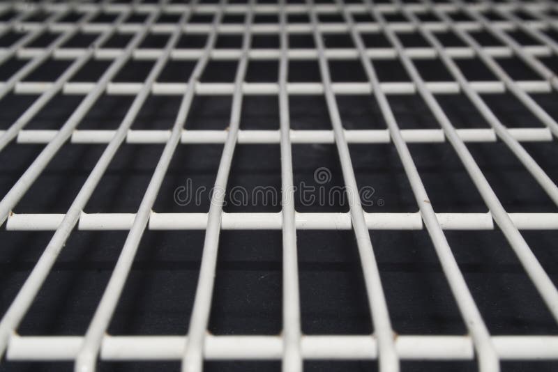 Metal Grill on Black Background Stock Image - Image of iron, background ...