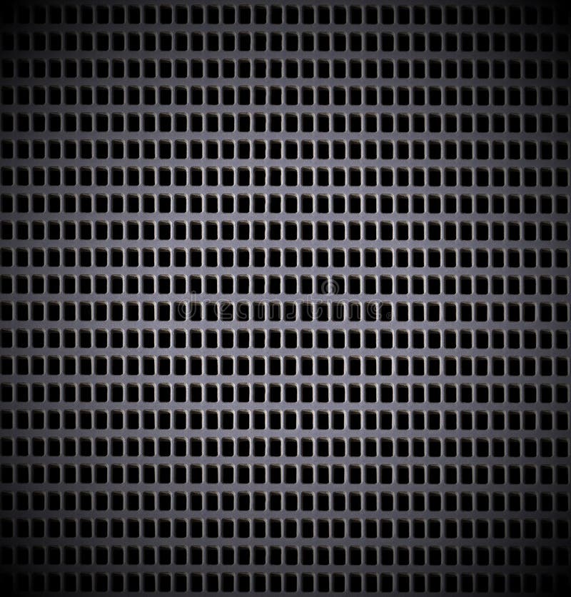 Metal Grill with Rectangular Holes Stock Illustration - Illustration of ...