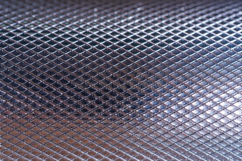 Metal Grip with Diamond Pattern Stock Photo - Image of machine, details ...