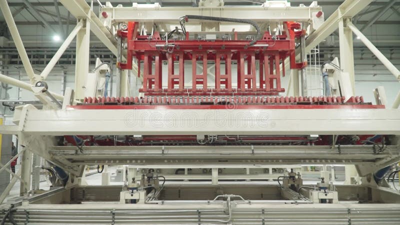 The Metal Grips of the Automatic Line Stock Footage - Video of industry ...