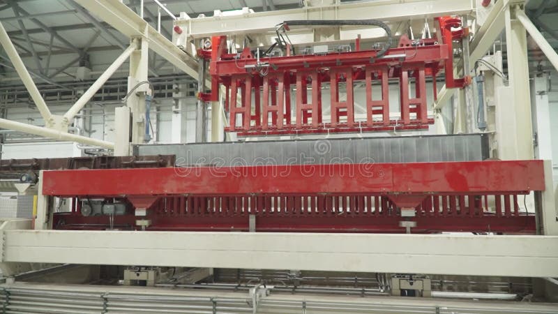 The Metal Grips of the Automatic Line Stock Video - Video of ...