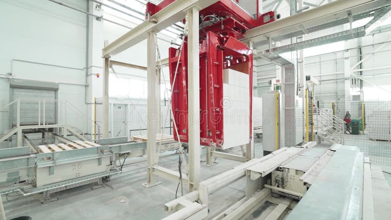 The Metal Grips of the Automatic Line Stock Footage - Video of mechanic ...