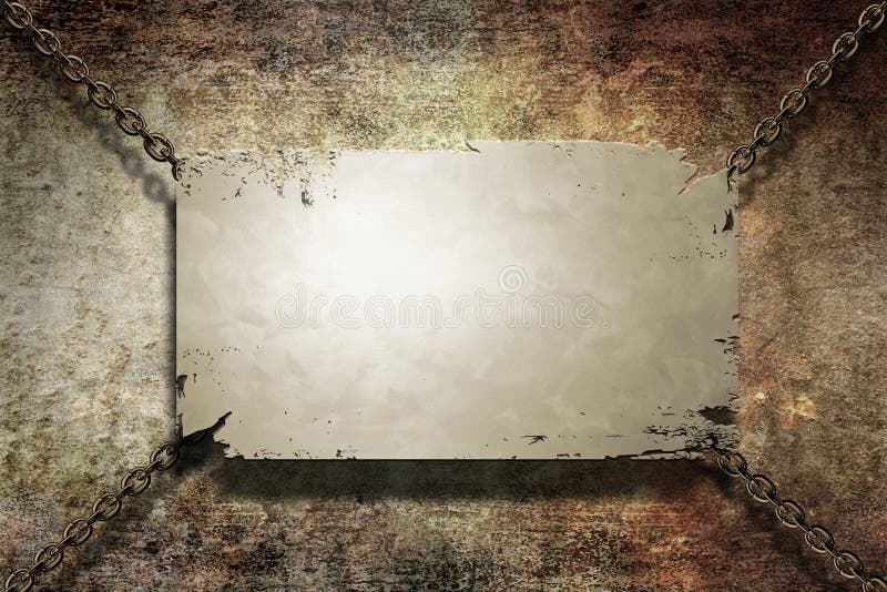 Metal grunge banner stock illustration. Illustration of paper - 4055607