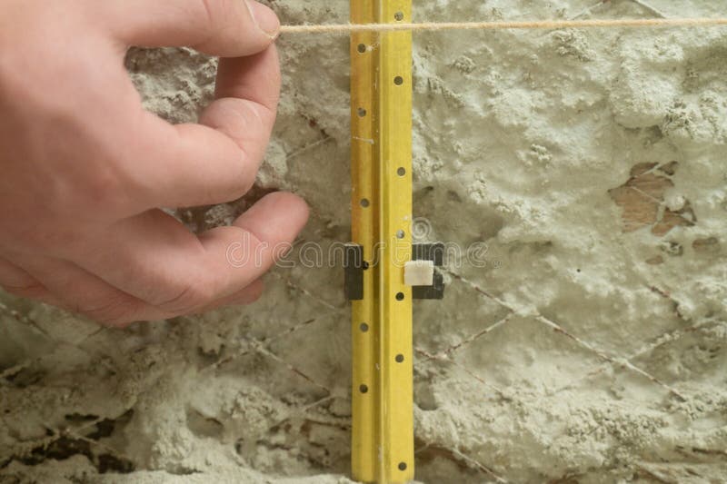 Metal Guides for Plastering Walls, Installation of Metal Beacons on the ...