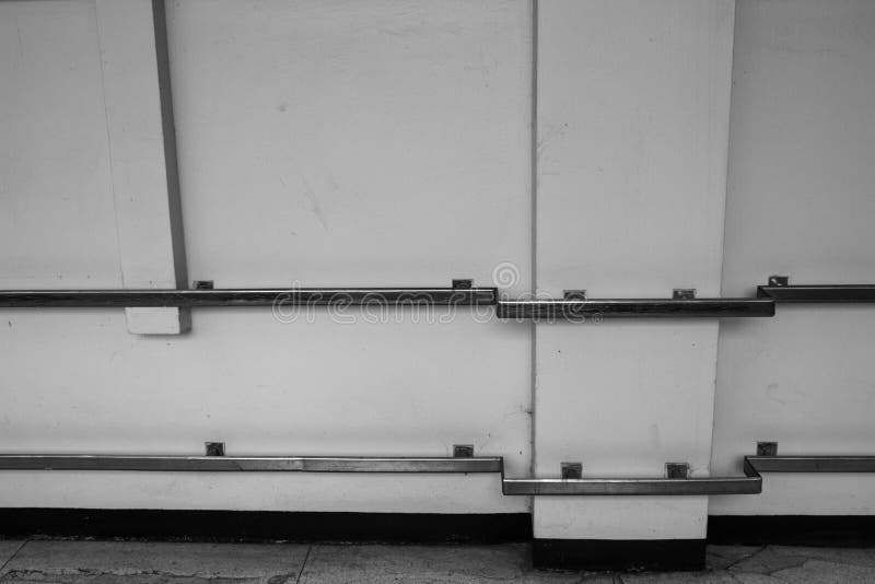 Metal Handrail on Hospital Corridor Stock Photo - Image of architecture ...