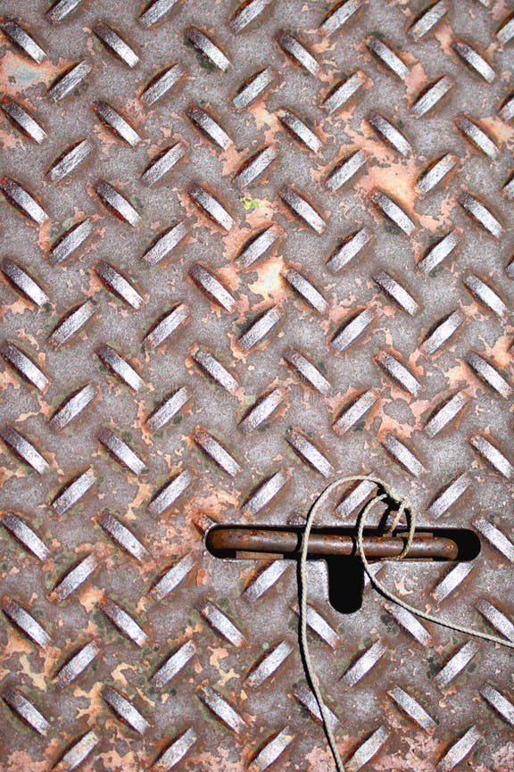 Metal hatch stock photo. Image of underground, hidden - 1205032