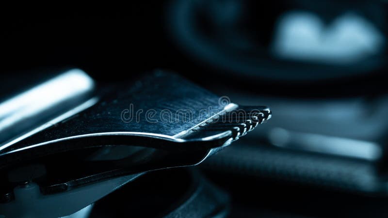 Metal Head for Electric Shaver, Trimmer, Barber Tool Stock Photo ...