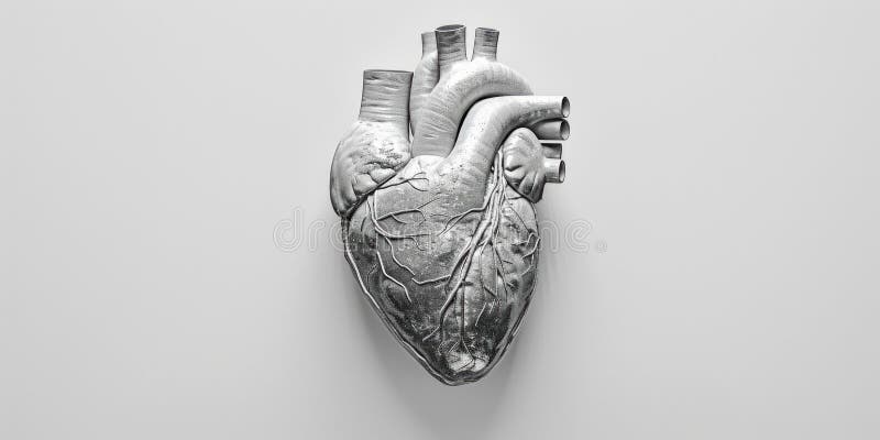 A Metal Heart Hanging on a Wall. Perfect for Interior Design Projects ...