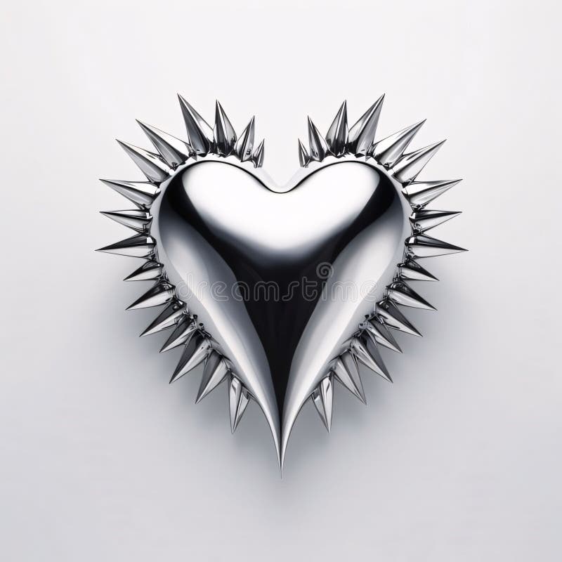 Heart Spikes Stock Illustrations – 258 Heart Spikes Stock Illustrations ...