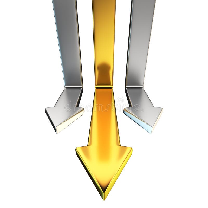 Metal horizontal arrows stock illustration. Illustration of computer ...