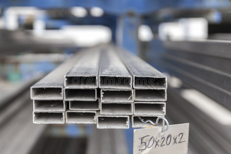 Metal inox pipe on stack stock photo. Image of pipework - 103672900