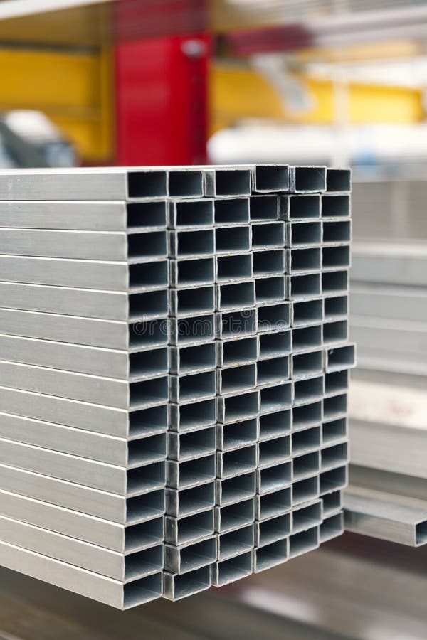 Metal inox pipe on stack stock image. Image of pipes - 103673289