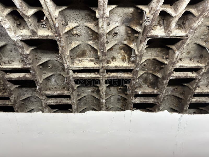 Metal Inserts in the Ceiling of a Building on a Construction Site with ...