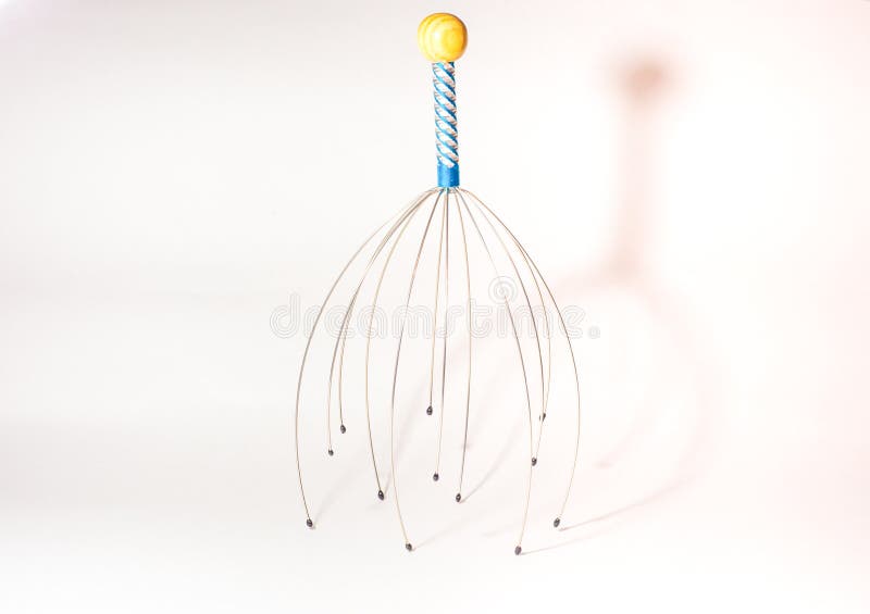 Head massager tool stock photo. Image of body, metallic - 163109158