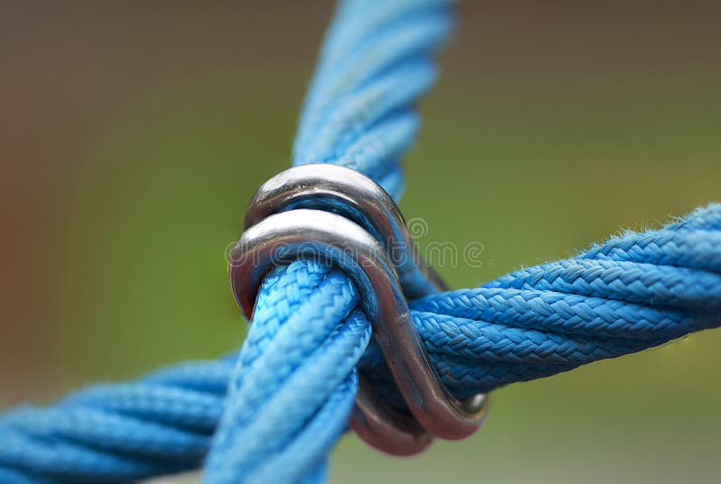 Metal joint stock image. Image of ring, anchor, blue - 64333943