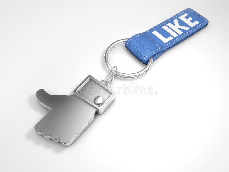 Metal Keychain with the Symbol Like Editorial Image - Illustration of ...