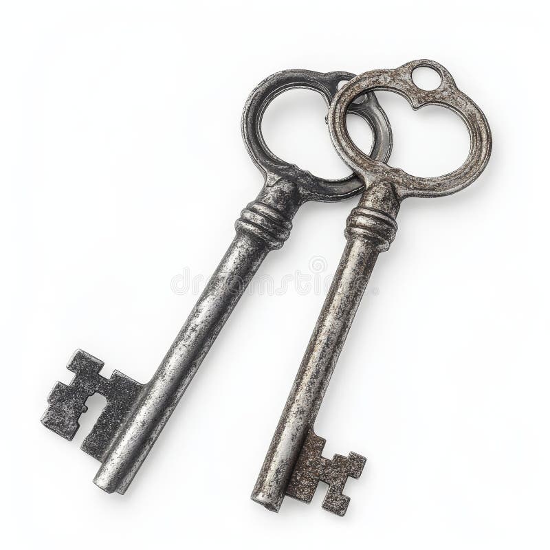 Metal Keys, Depicted in Png Format, Isolated with a See-through ...