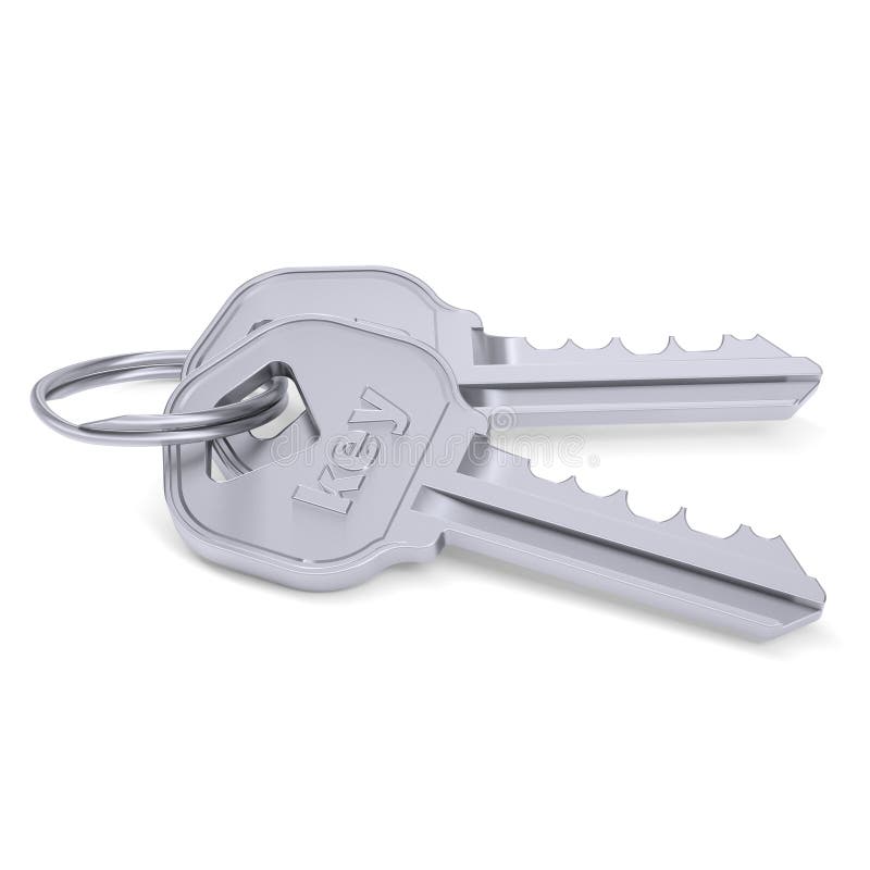 Metal keys stock illustration. Illustration of property - 34908111