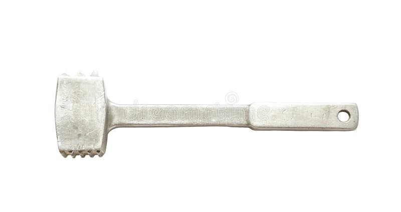 Metal Kitchen Hammer for Beating Meat Stock Photo - Image of kitchen ...
