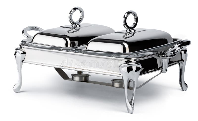 Metal Kitchenware for Food Catering Service Buffet Stock Photo - Image ...