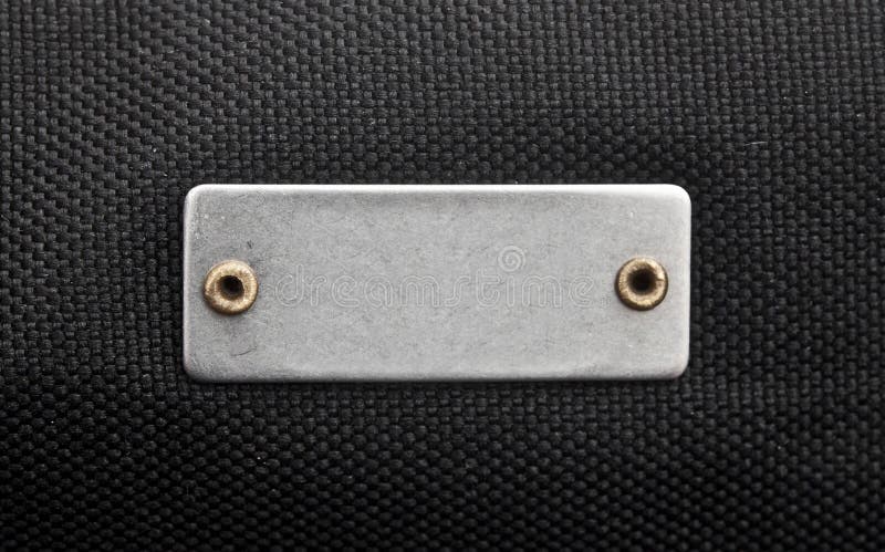 Grunge Steel Metal Plates Set with Rivets Isolated Stock Image - Image ...