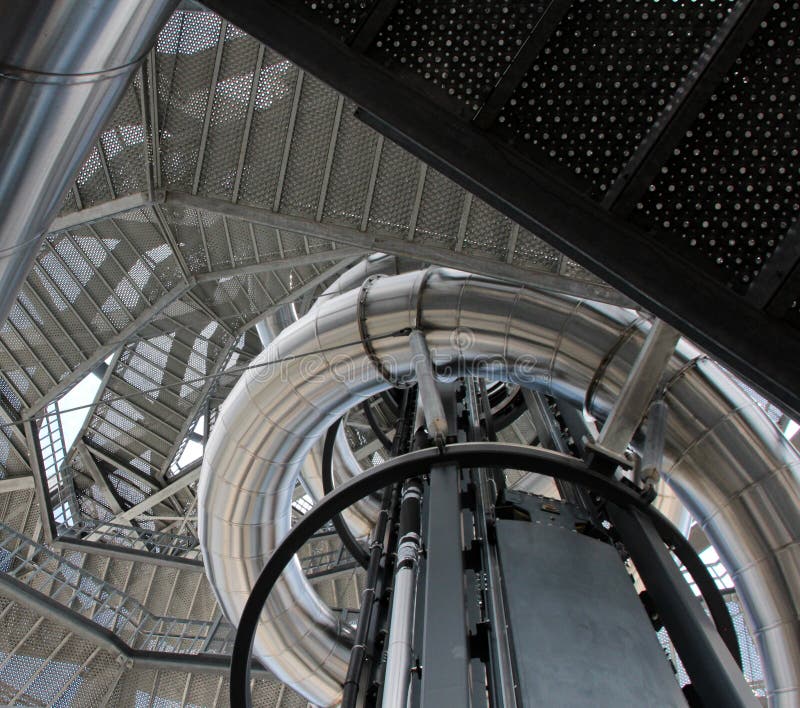 Metal ladder bottom view stock image. Image of environment - 95798865