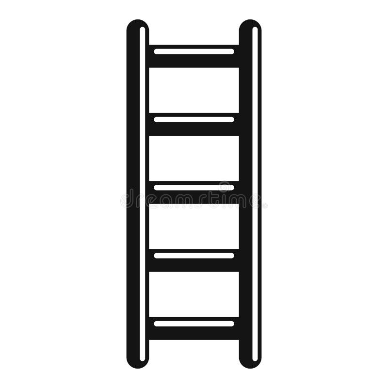 Metal Ladder Icon, Simple Style Stock Vector - Illustration of rope ...