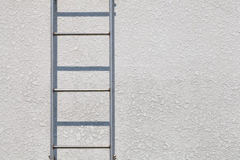 Metal ladder stock photo. Image of architectural, brickwall - 34152030