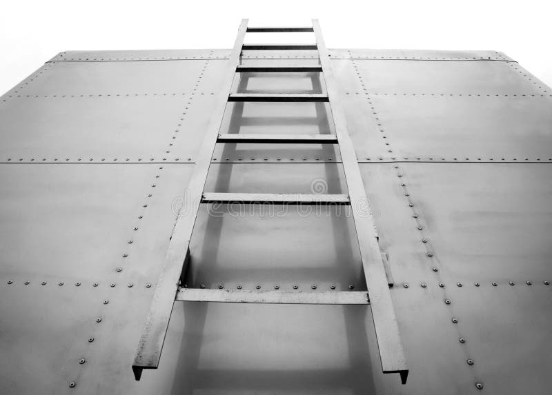 Metal ladder on truck stock photo. Image of climb, metal - 11620812