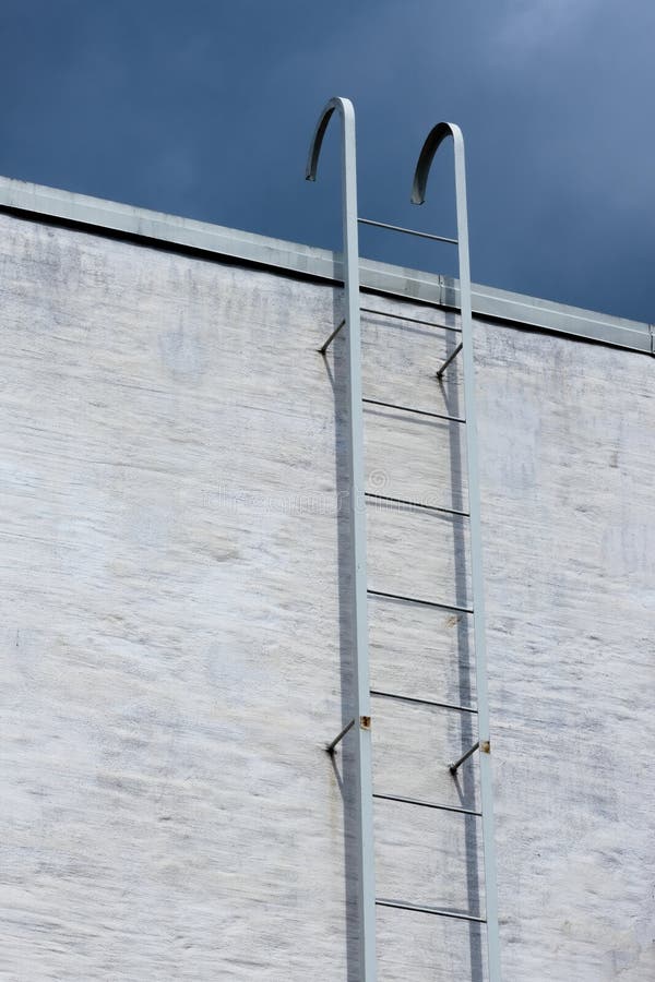 A metal ladder stock photo. Image of metal, heaven, white - 344564854