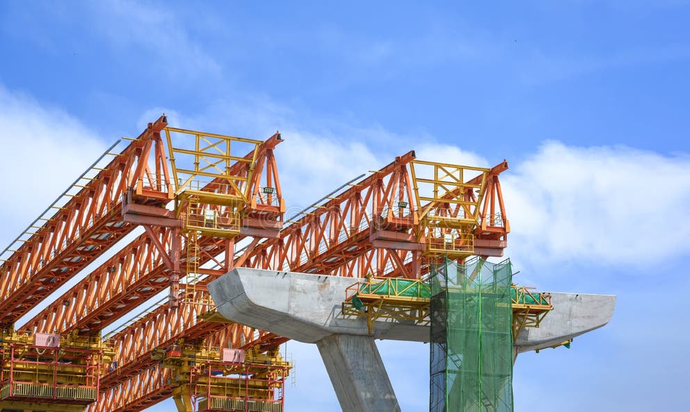 Launching Gantry Structure for Installing Concrete Typical Segment ...