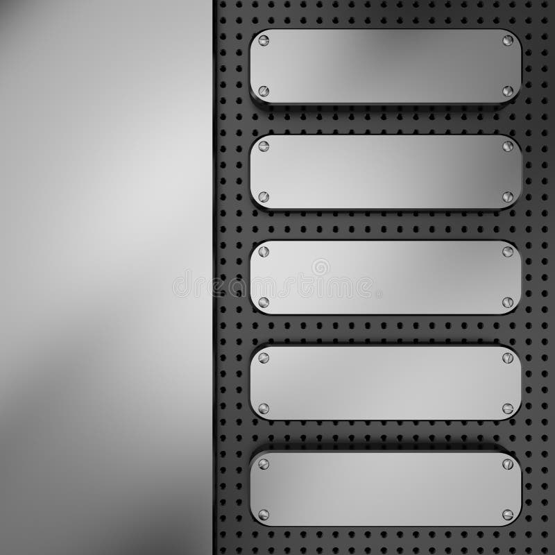 Metal layout design stock illustration. Illustration of steel - 246016600