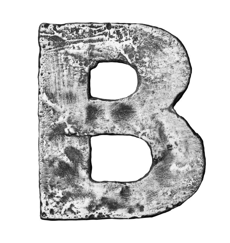Metal Chrome Letter B Black Stock Photos - Free & Royalty-Free Stock ...