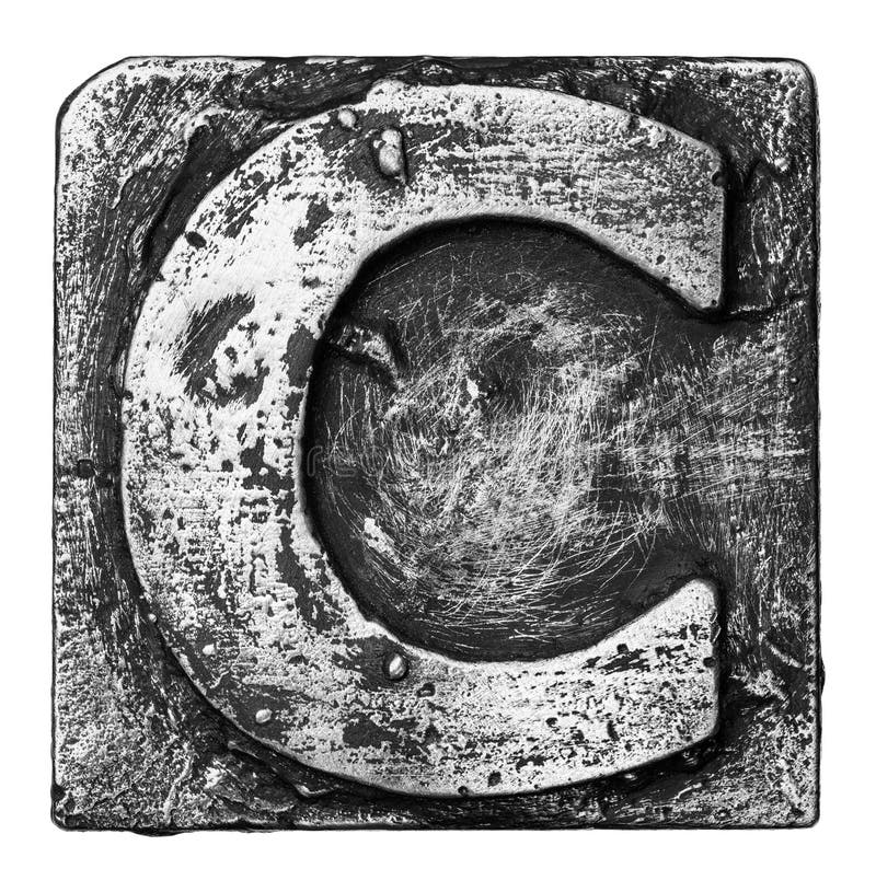 Industrial Metal Alphabet Letter C Stock Photos - Free & Royalty-Free ...