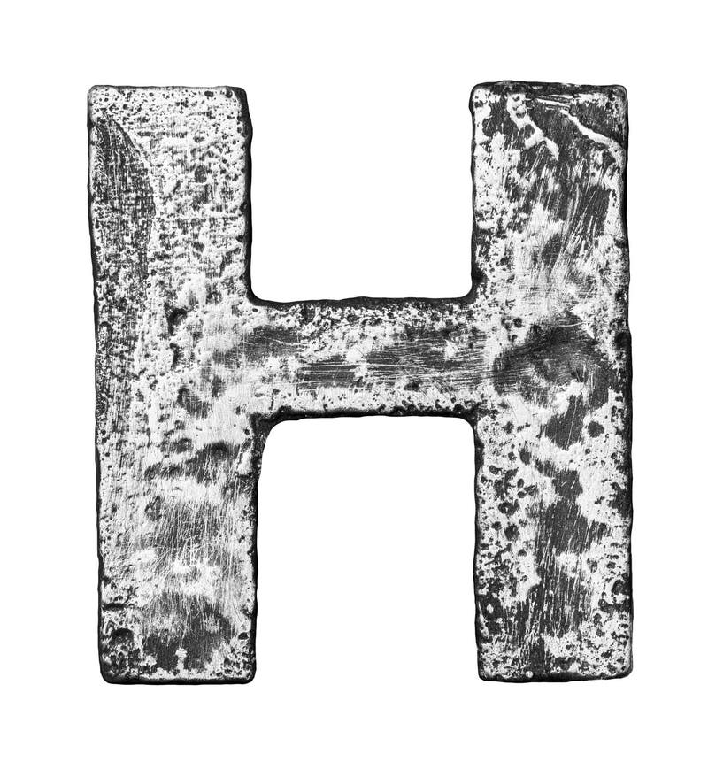 Metal Chrome Letter H Black Stock Photos - Free & Royalty-Free Stock ...