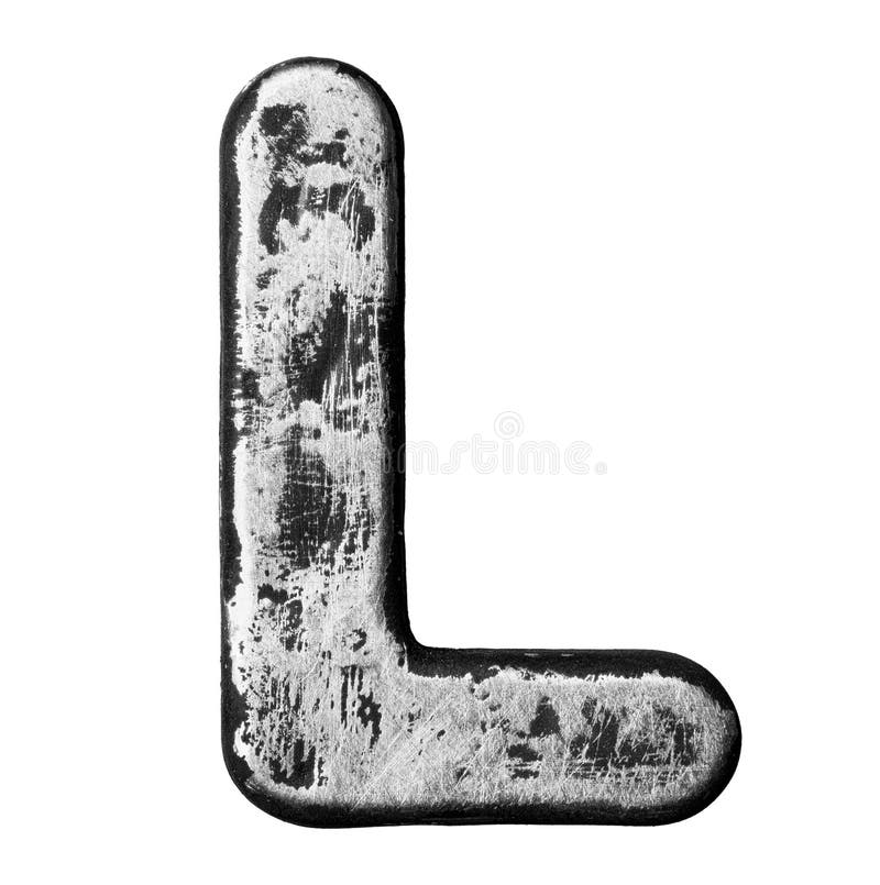 Metal letter stock photo. Image of aged, iron, alloy - 96260966