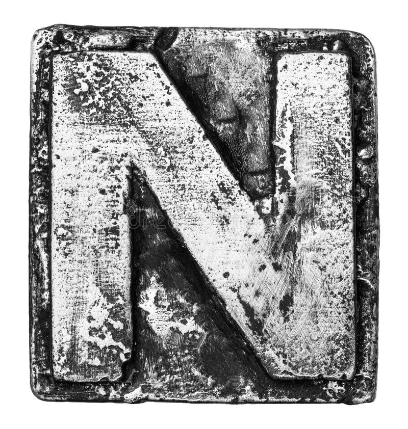 Metal Chrome Letter N Black Stock Photos - Free & Royalty-Free Stock ...