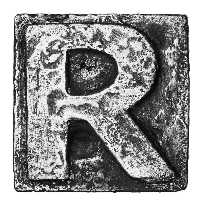 Metal Chrome Letter R Black Stock Photos - Free & Royalty-Free Stock ...