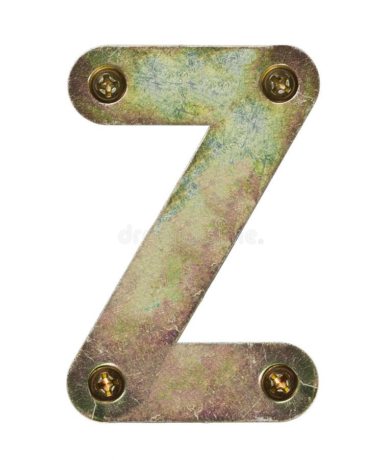 Metal letter stock photo. Image of grunge, aged, background - 98721516
