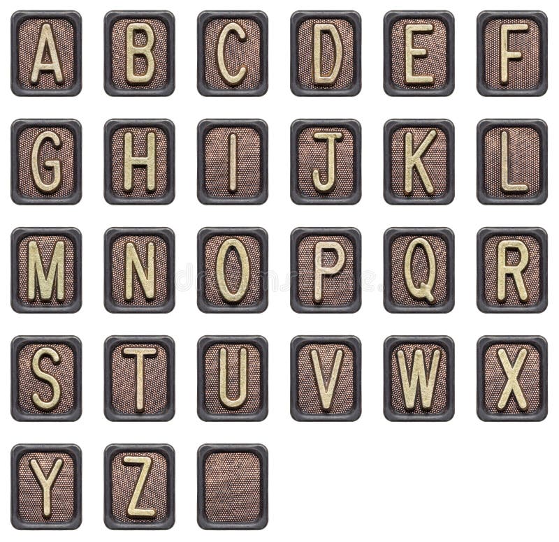 Metal letters stock photo. Image of industrial, paint - 34133290