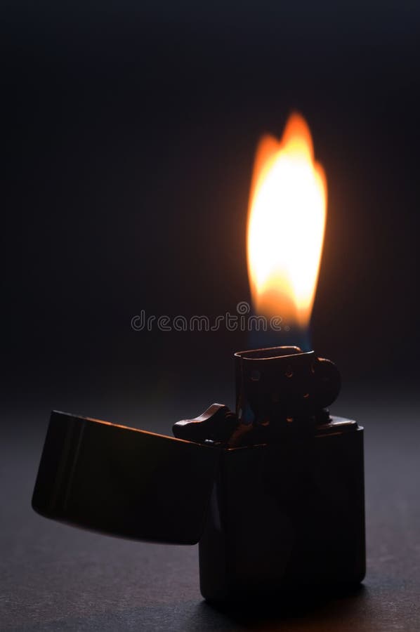 Metal lighter stock photo. Image of steel, open, bright - 21157084